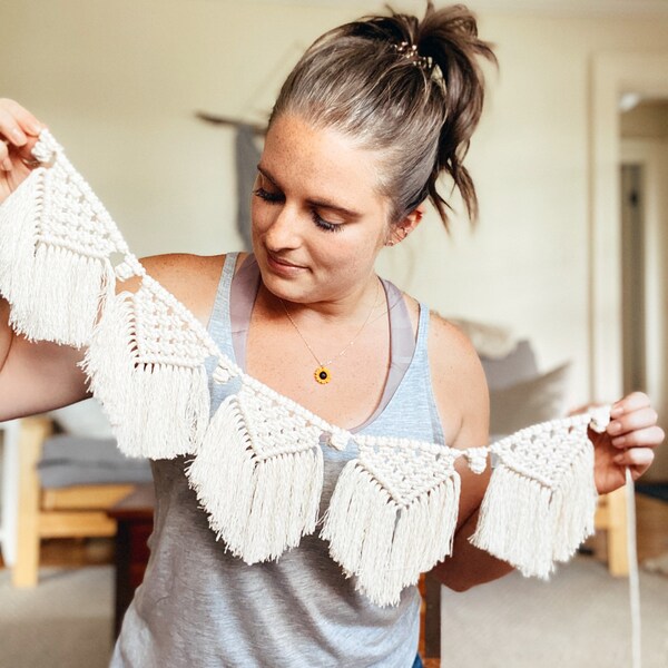 Macrame Banner - Etsy