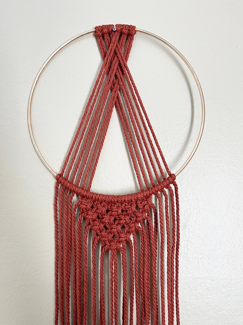 Mini Macrame Hoop Macrame Hoop Macrame Wall Hanging Wall - Etsy