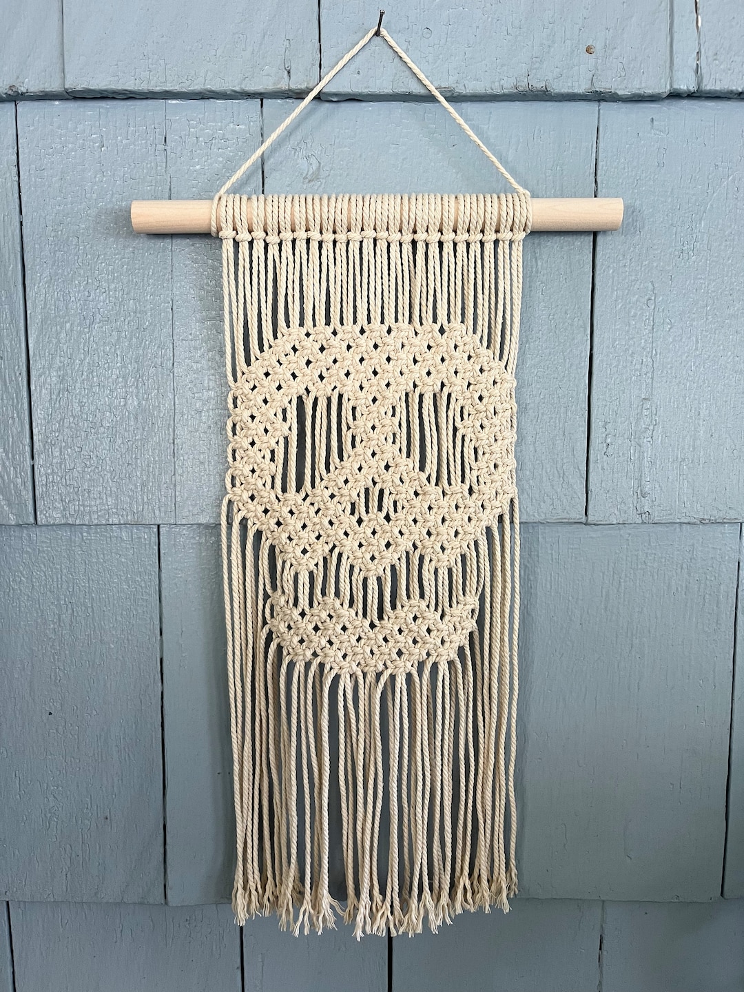 Skull Macrame Hanging | Macrame Hanging | Halloween Decor | Spooky ...
