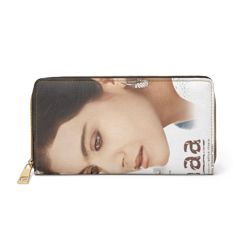 Vintage Magazine Portrait Zipper Wallet | Retro Photo Print Wallet ...