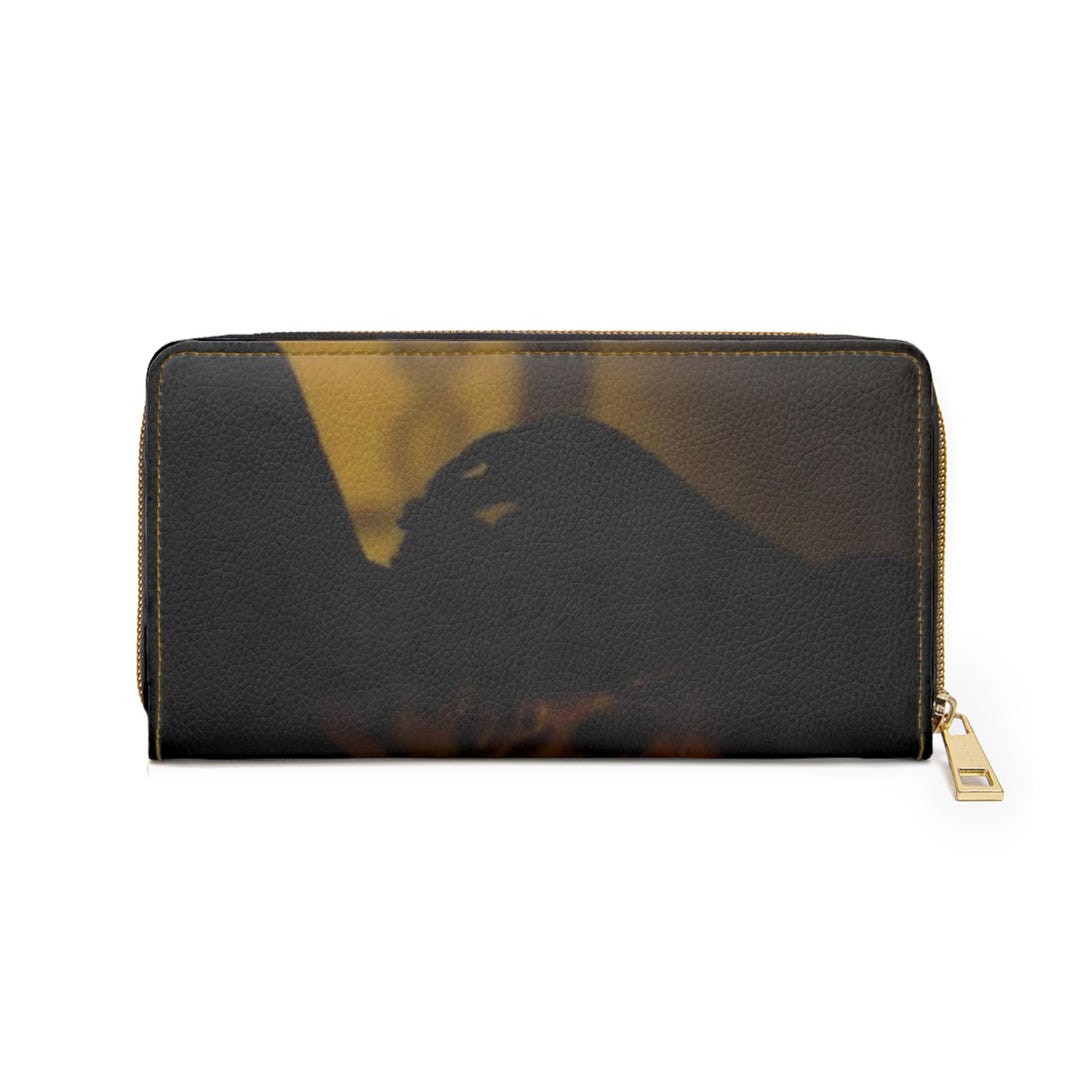 Silhouette Crow Zipper Wallet | Dark Moody Raven Design , the Weeknd - Etsy