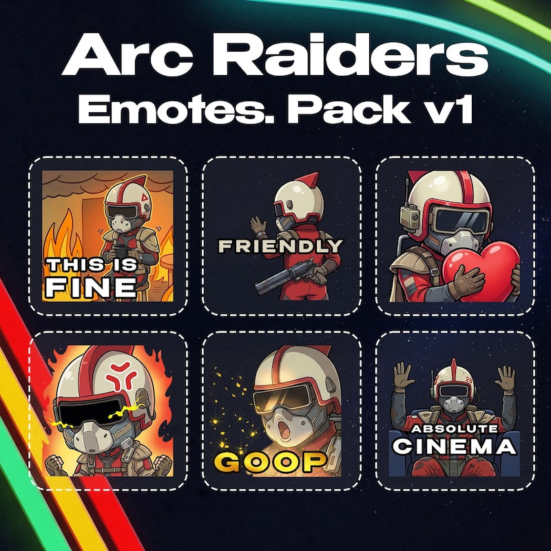 Arc Raider Twitch Emote - Etsy UK