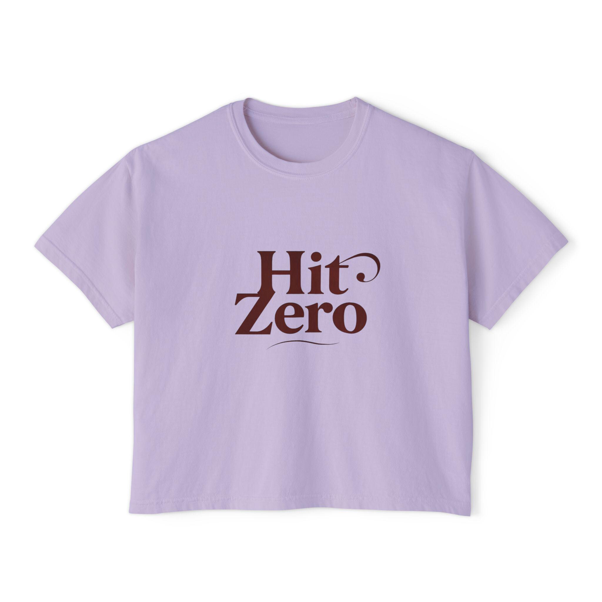 Hit Zero Cheer Shirt | Comfort Colors® Cheerleader Tee, All Star Cheer ...