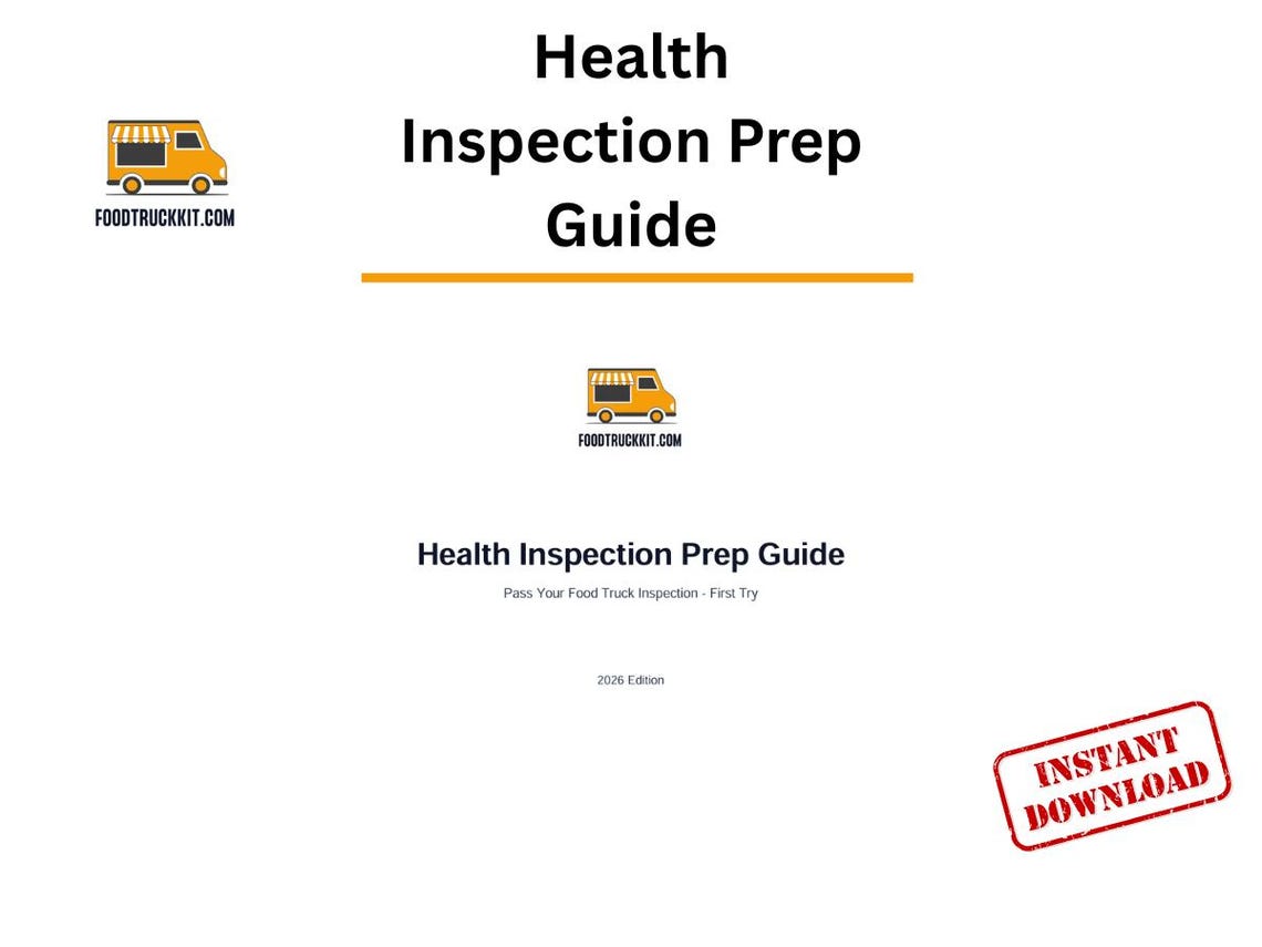 Food Truck Health Inspection Guide 2026 | Pass Your Inspection ...