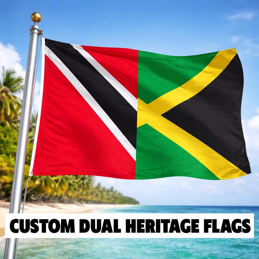 Custom Dual Heritage Flags - Etsy