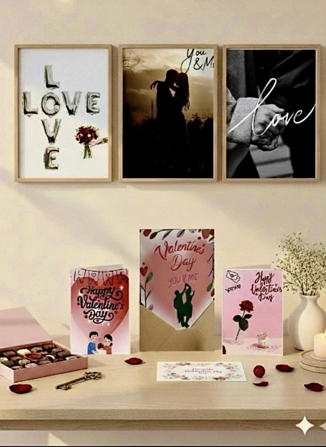 Valentine’s Day Printable Gift Bundle – Romantic Cards and Love Decor ...