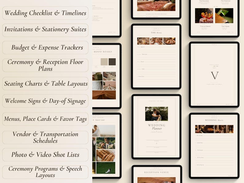 The Ultimate Wedding Day Binder Template, Wedding Day Binder, Wedding ...