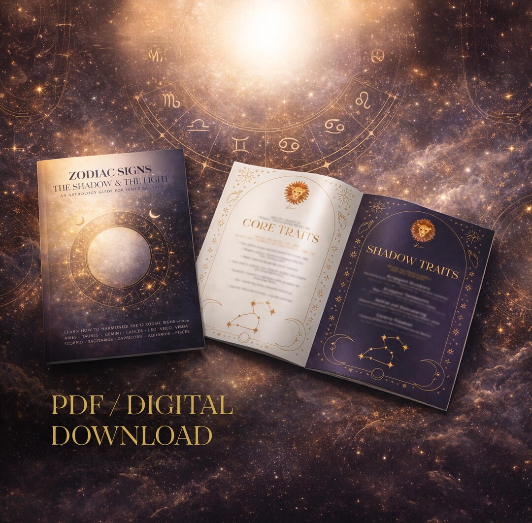Zodiac Light and Shadow Guide | Astrology PDF to Understand Your ...