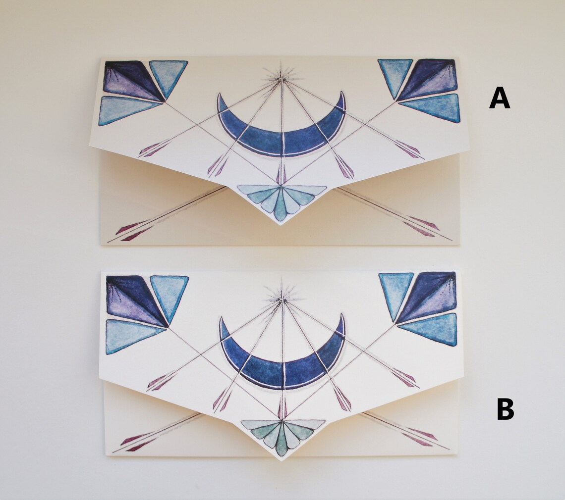 10x19cm Art Deco Invitation Envelope Money Envelope Gift - Etsy