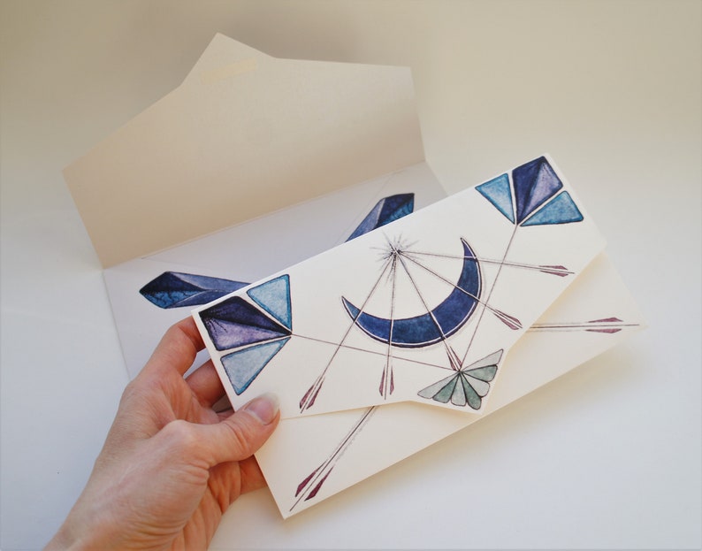 10x19cm Art Deco Invitation Envelope Money Envelope Gift - Etsy