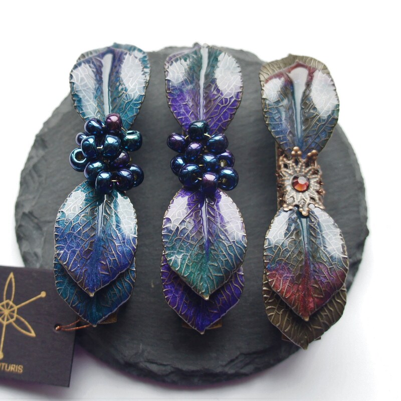 Brass Barrette - Etsy