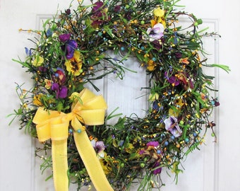 Yellow Spring Decor - Etsy