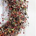 Rustic Fall Pip Berry Home or Door Wreath Primitive - Etsy