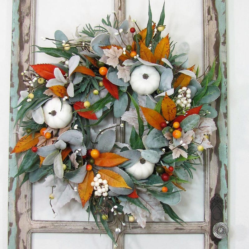 Rustic Fall Wreath - Etsy