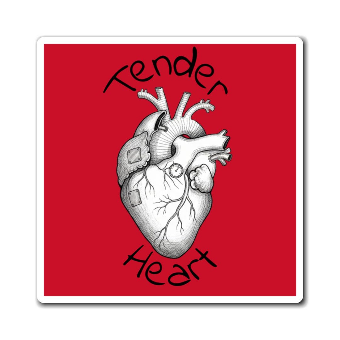 Anatomical Heart 'tender Heart' Magnet - Etsy