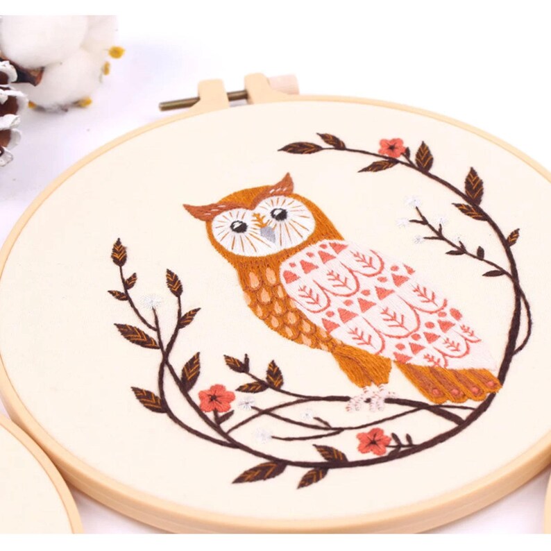Forest Animal Embroidery Kit, Beginner Woodland Creatures, Deer, Fox ...