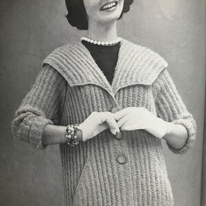 Vintage Knitting Patterns 50s Bernat Book 77 Premiere Collection in the ...
