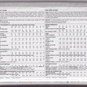 Womens Historical Dress Costume Pattern Simplicity 1517 Andrea Schewe ...