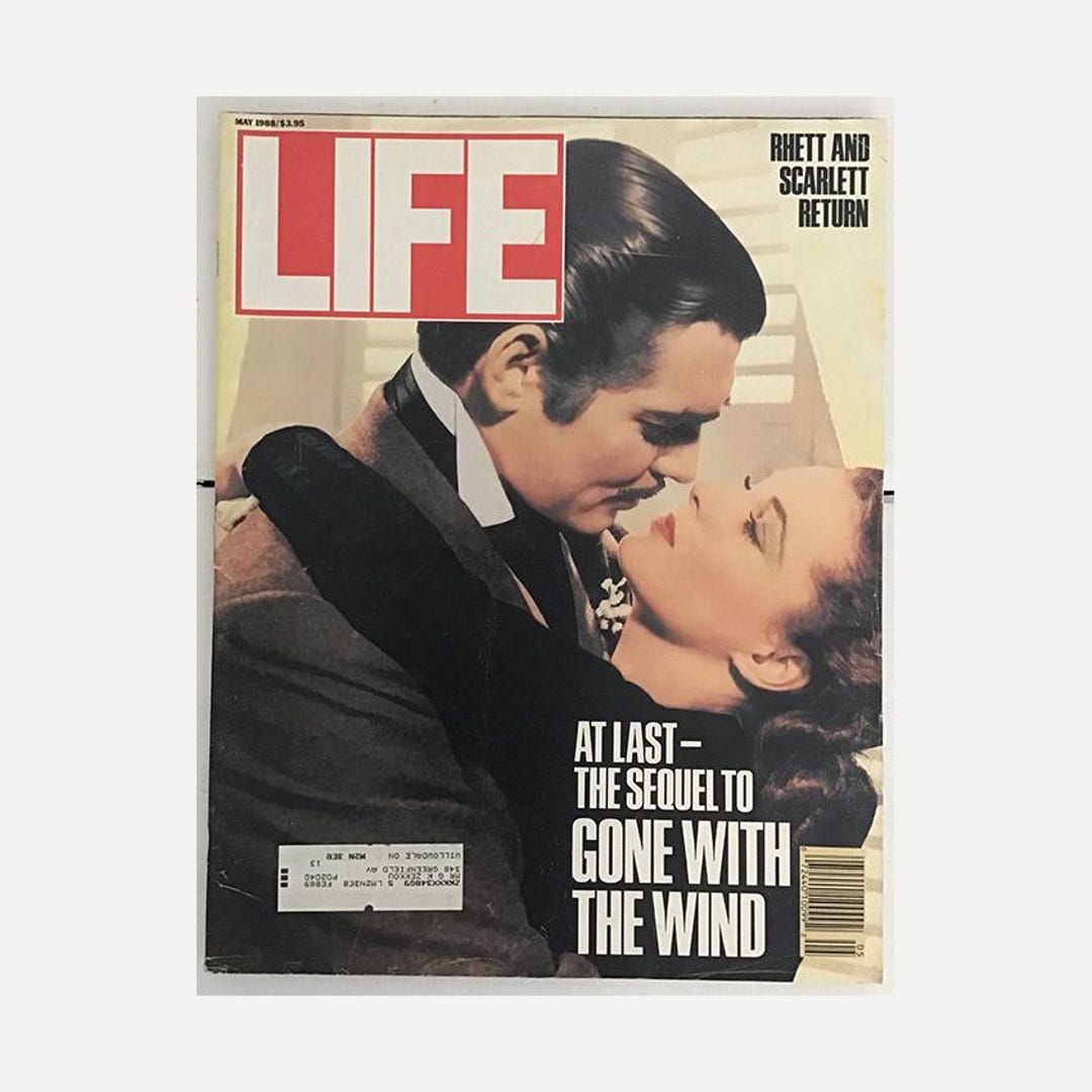 Life Magazine May 1988: Gone With the Wind Sequel, Geoffrey Beene, Bald ...