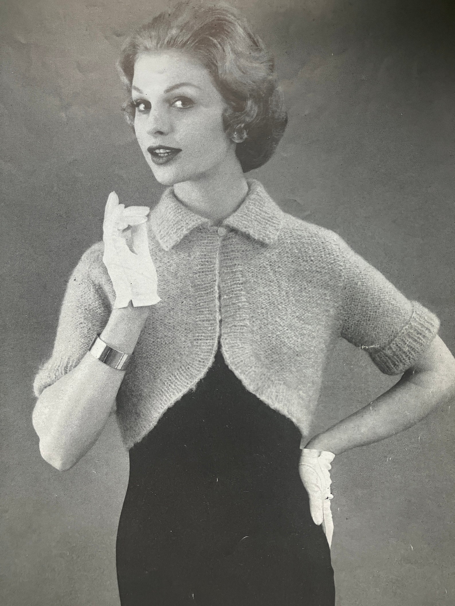 Vintage Knitting Patterns 50s Bernat Book 77 Premiere Collection in the ...