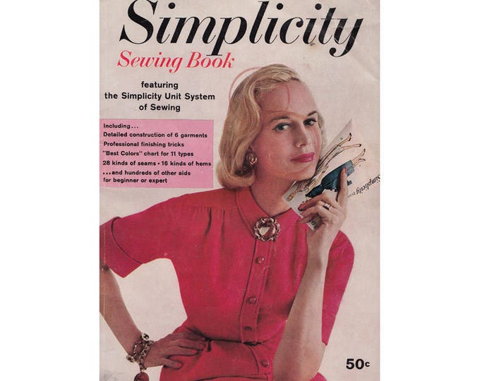 Vintage 1950s Simplicity Sewing Book Features Simplicity Unit - Etsy