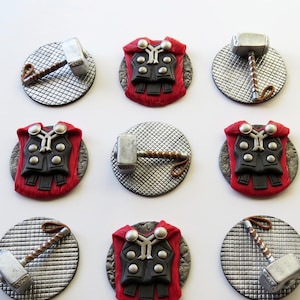 Thor Cupcake Toppers - Etsy