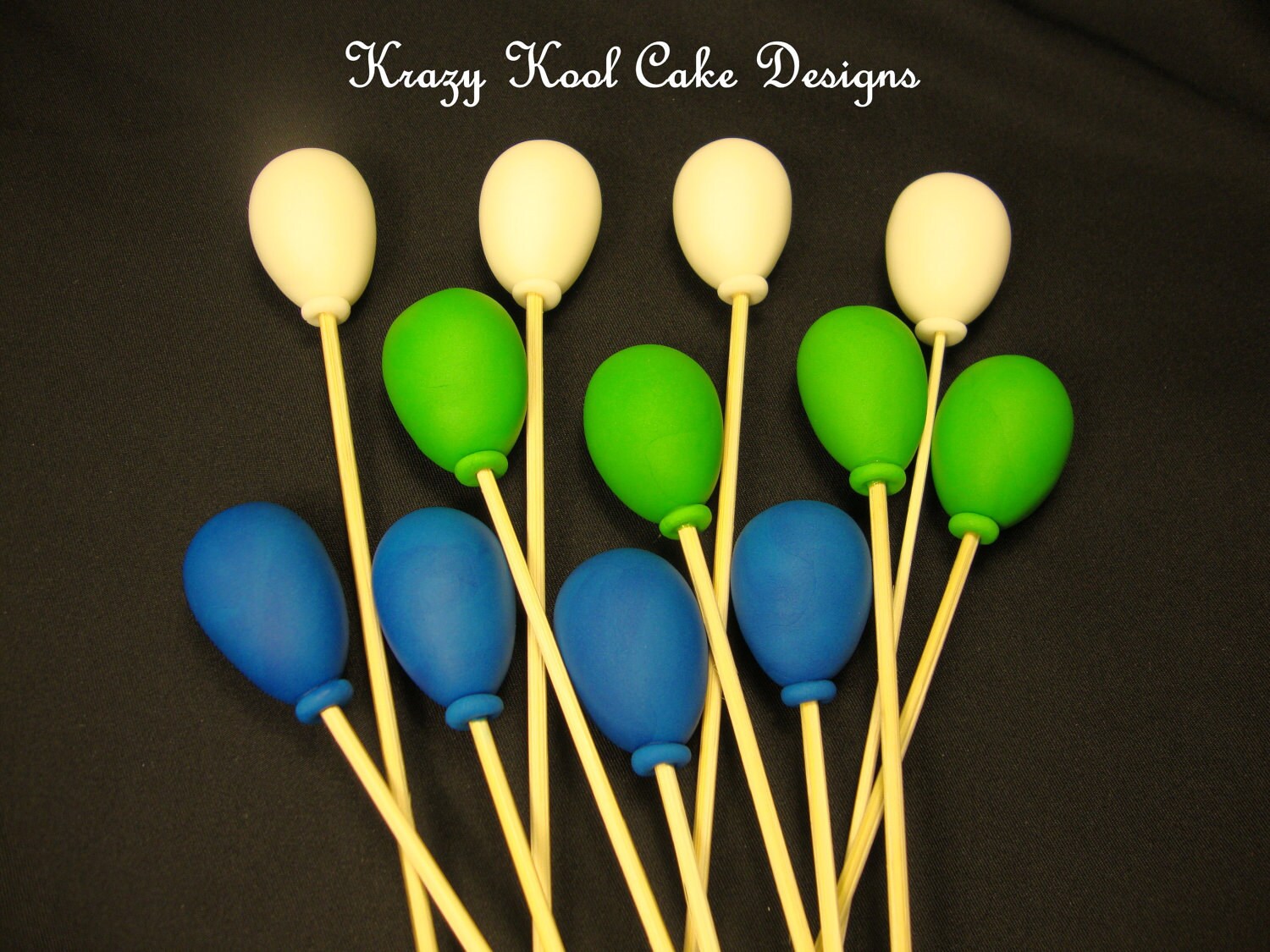Balloon Cake Toppers - Etsy