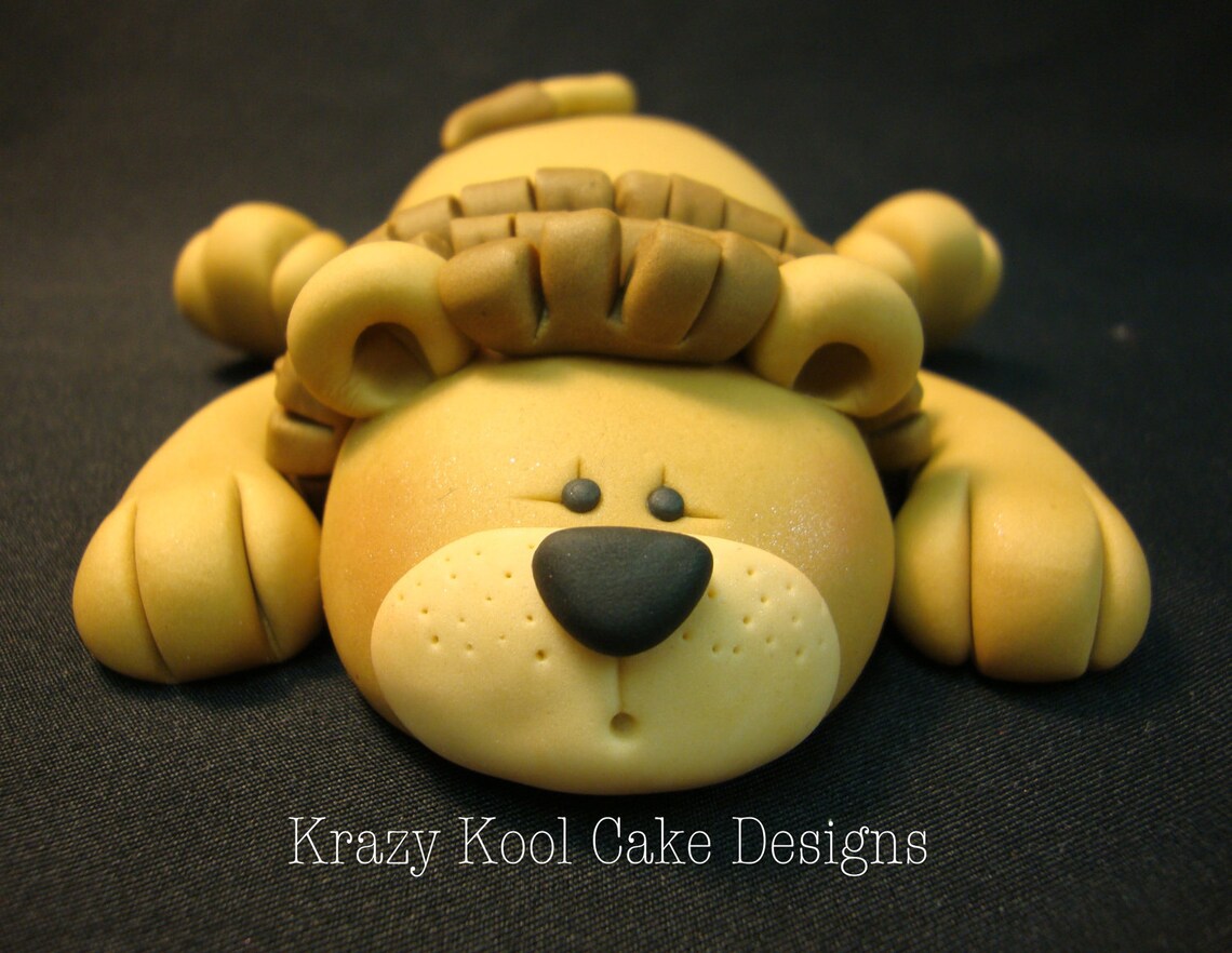 Lion Cake Topper - Etsy