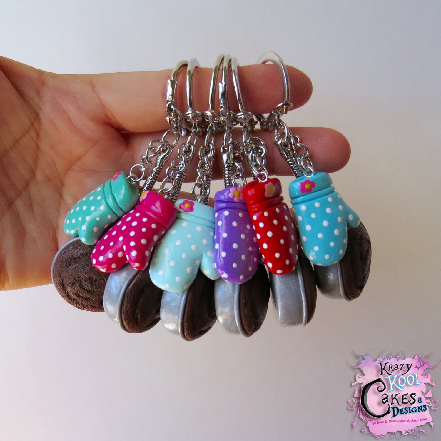 Love of Baking Keychain HANDMADE | Etsy