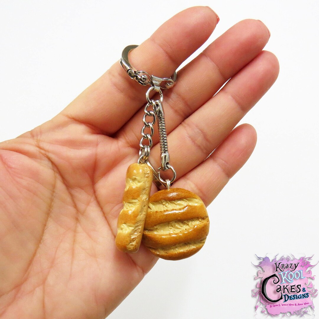 Love of Bread Keychain HANDMADE - Etsy