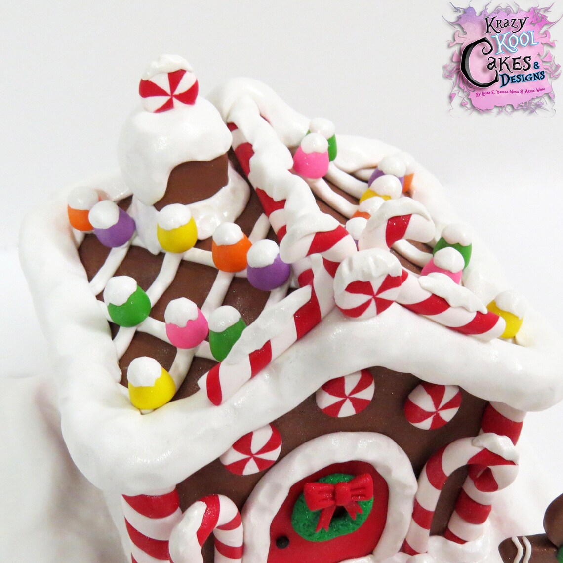 Gingerbread House Polymer Clay Sculpture | Etsy