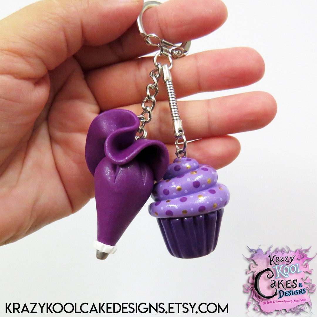 Love of Cupcakes Keychain HANDMADE - Etsy