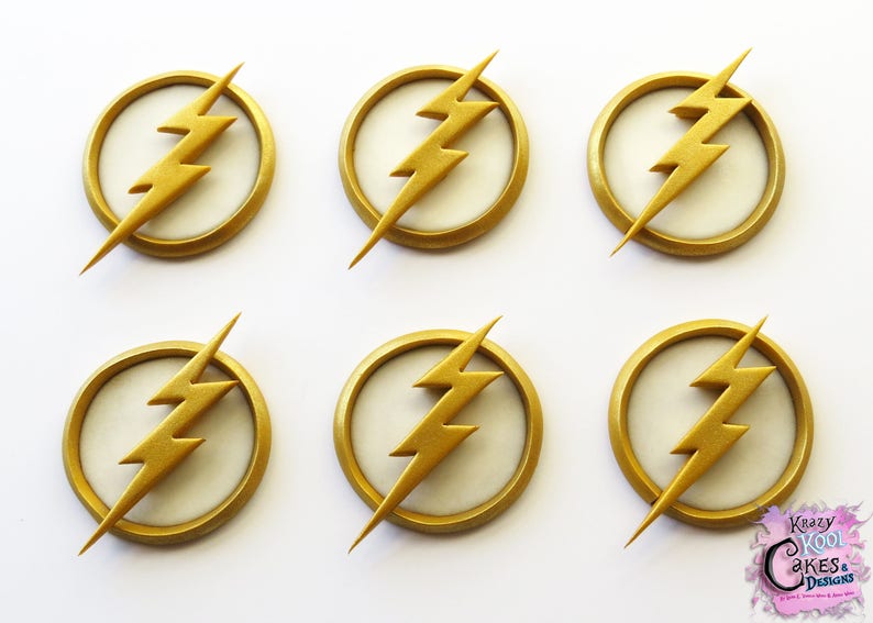 Lightning Flash Cupcake Toppers - Etsy