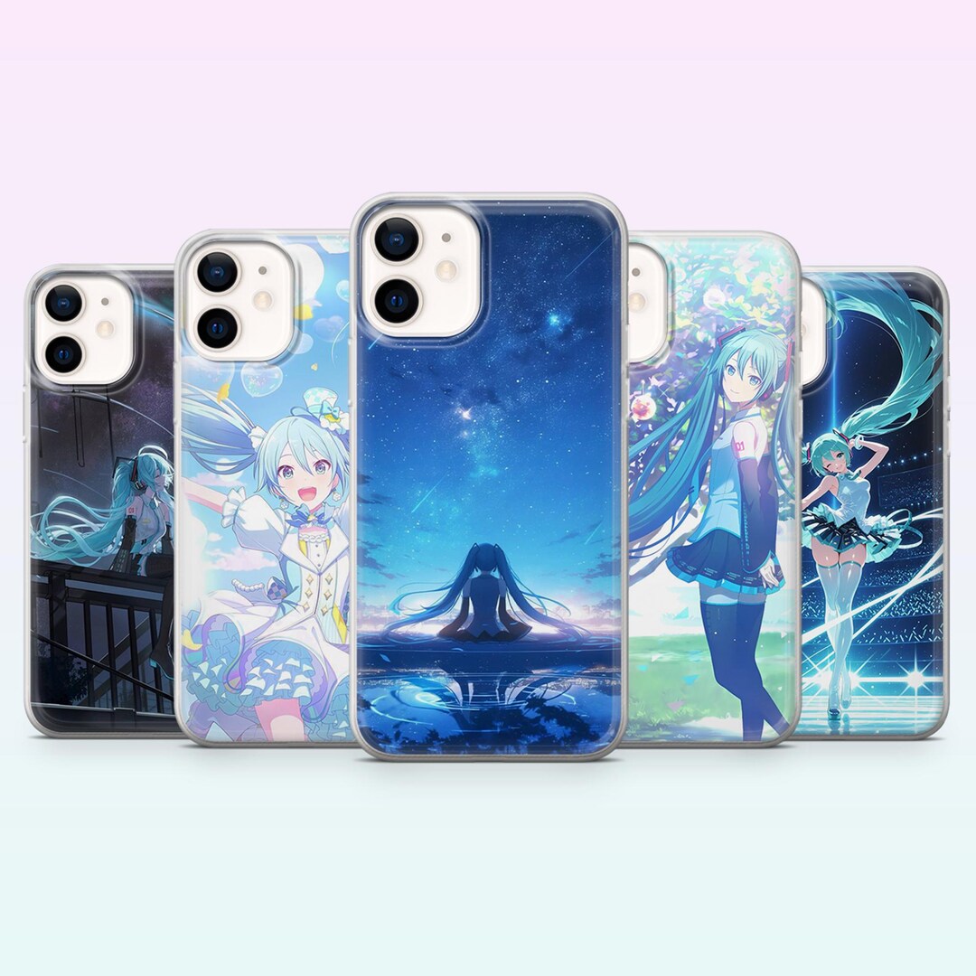 Hatsune Miku Phone Case Anime Vocaloid Cover for iPhone 17, 16, 15, 14 ...