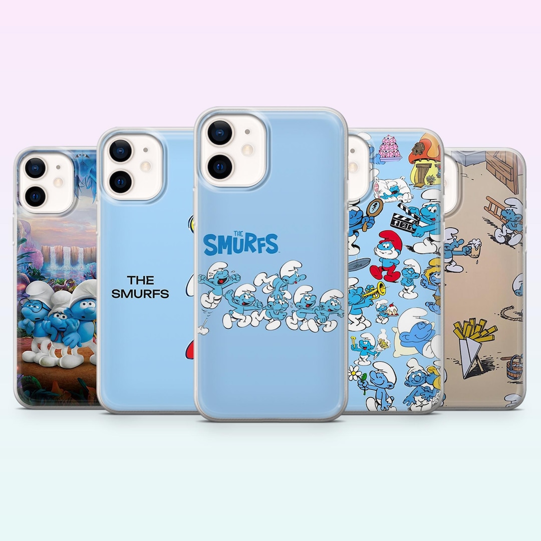 The Smurfs Phone Case Smurfette Cartoon Cover for iPhone 17, 16, 15, 14 ...