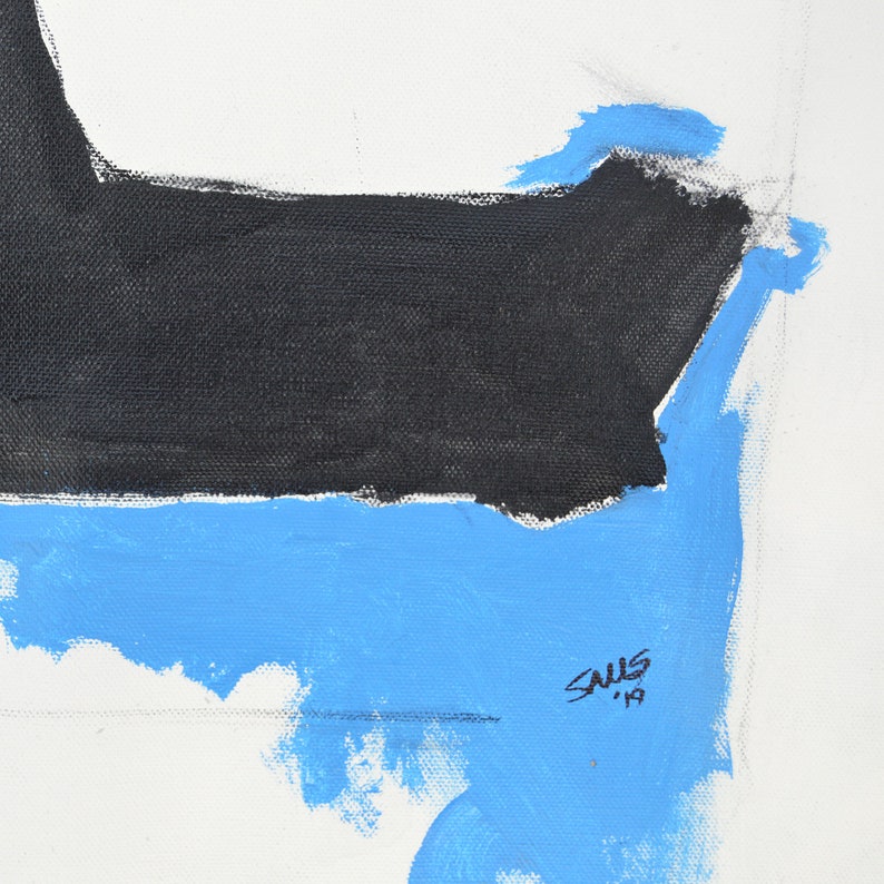 Romo Abstract Painting Modern Art Painting Art Blue Abstract Abstract ...