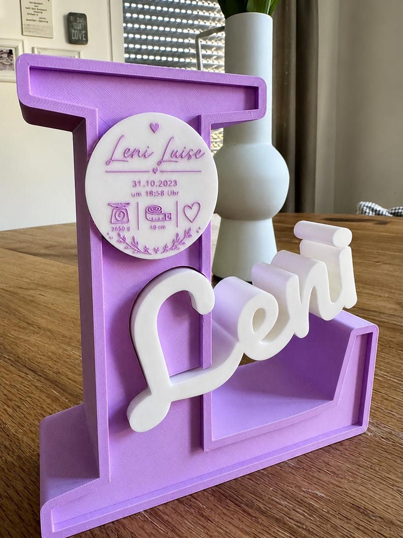 Personalized 3D Letters - Etsy