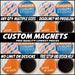 50 1 Inch Full Color Custom Magnets. We Can Make ANY Quantity in 3 ...