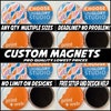 50 1 Inch Full Color Custom Magnets. We Can Make ANY Quantity in 3 ...