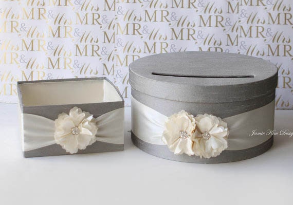 Wedding Program Box | Favor Holder | Bubbles Holder | Fan Holder ...