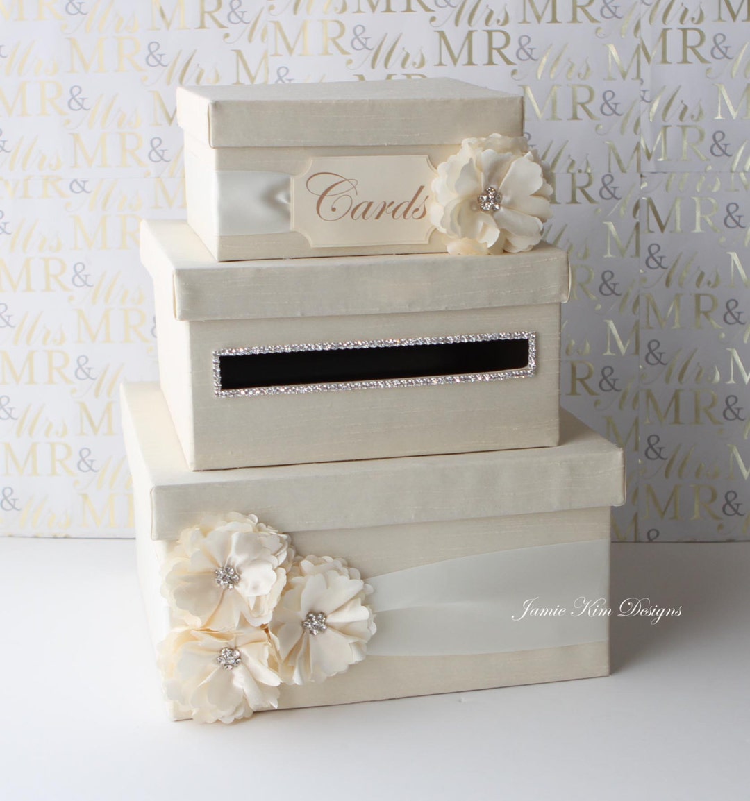 Wedding Card Box | Money Box | Card Box With Slot | Wedding Gift Card ...