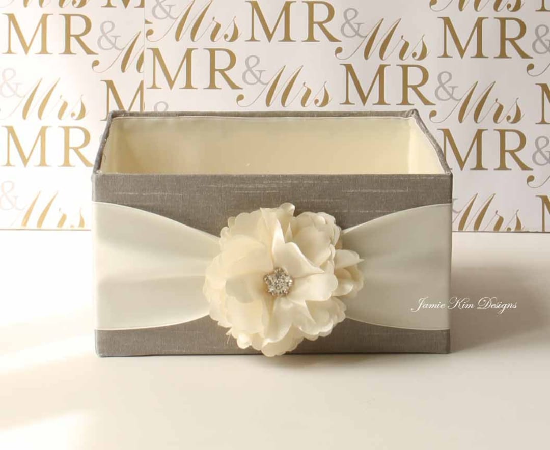 Wedding Program Box | Favor Holder | Bubbles Holder | Fan Holder ...
