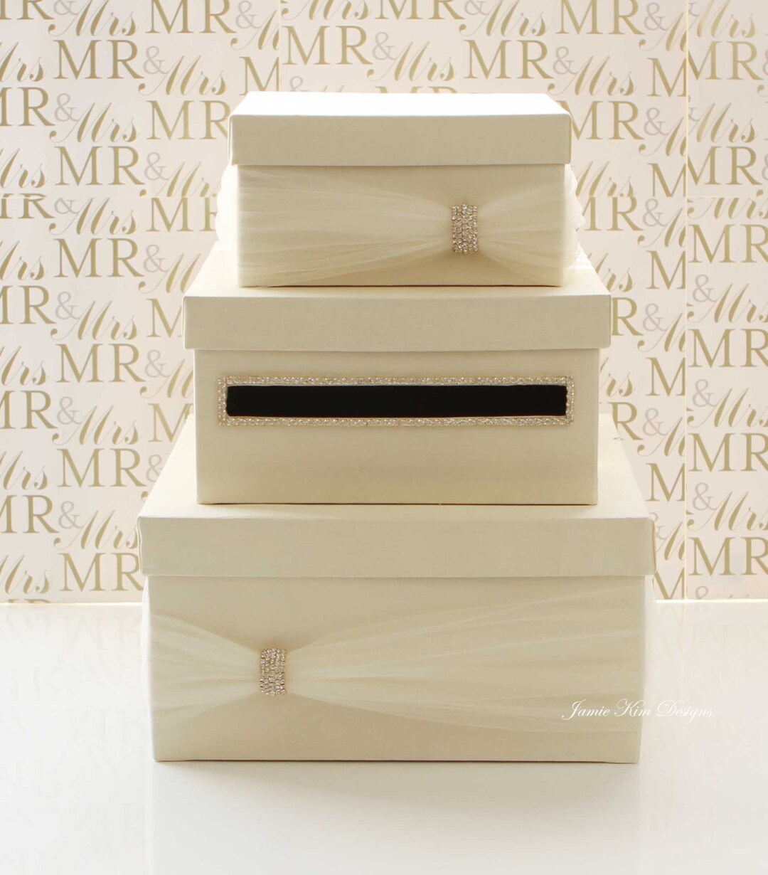 Wedding Card Box | Money Box | Card Box With Slot | Wedding Gift Card ...