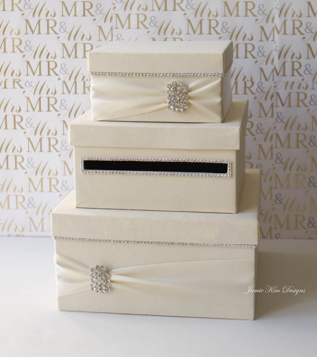 Wedding Card Box | Money Box | Card Box With Slot | Wedding Gift Card ...