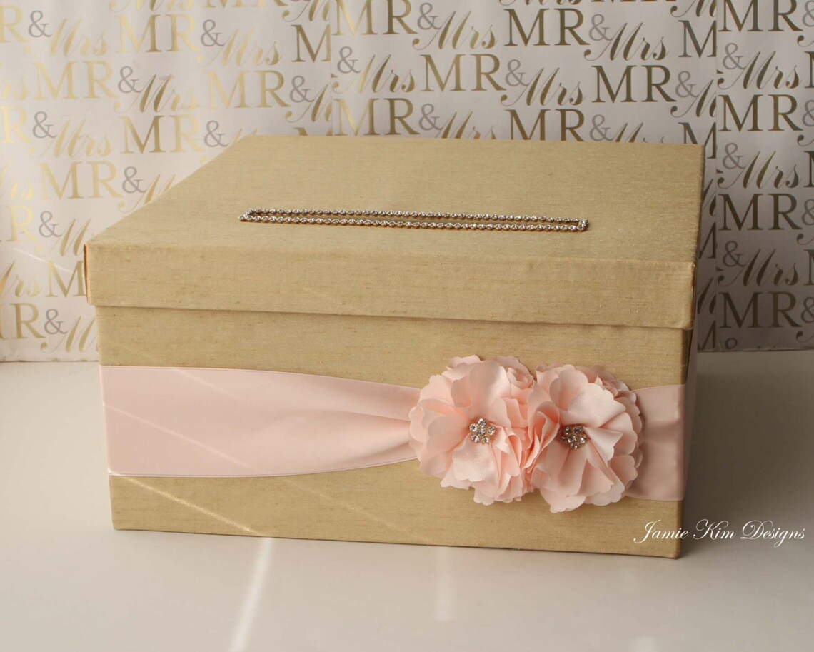 Wedding Card Box Card Box for Wedding Gift Card Holder - Etsy
