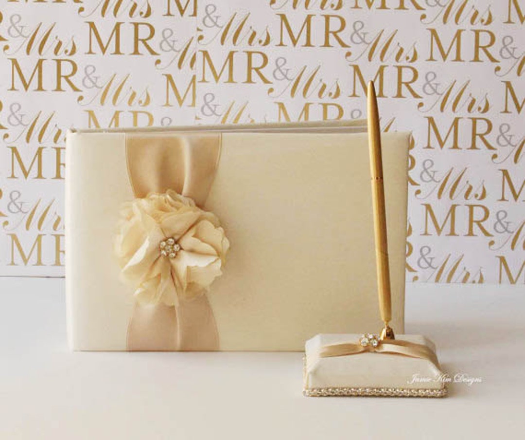 Wedding Guest Book Reception Guestbook Wedding Signing Book Custom ...