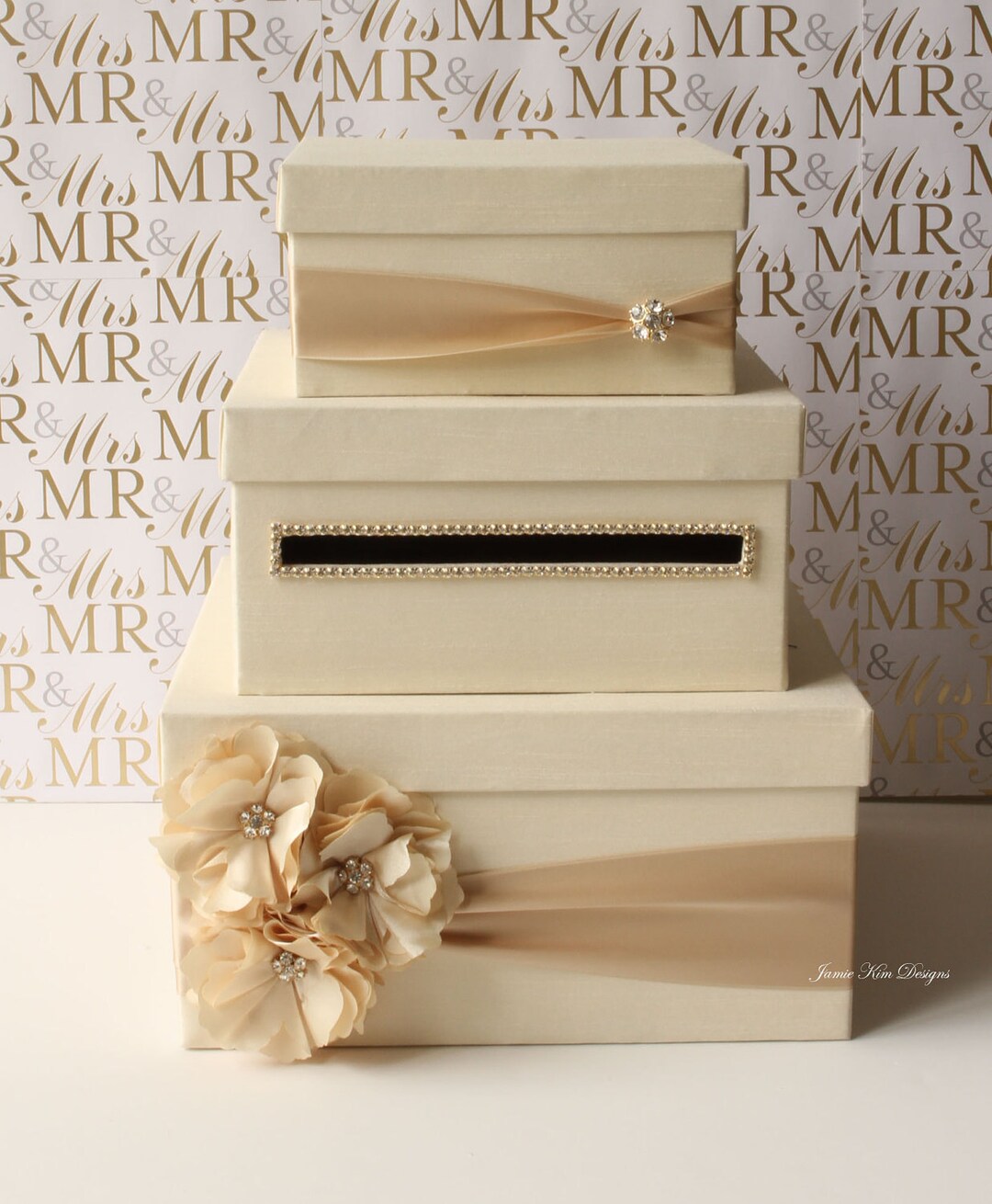 Wedding Card Box | Money Box | Card Box With Slot | Wedding Gift Card ...