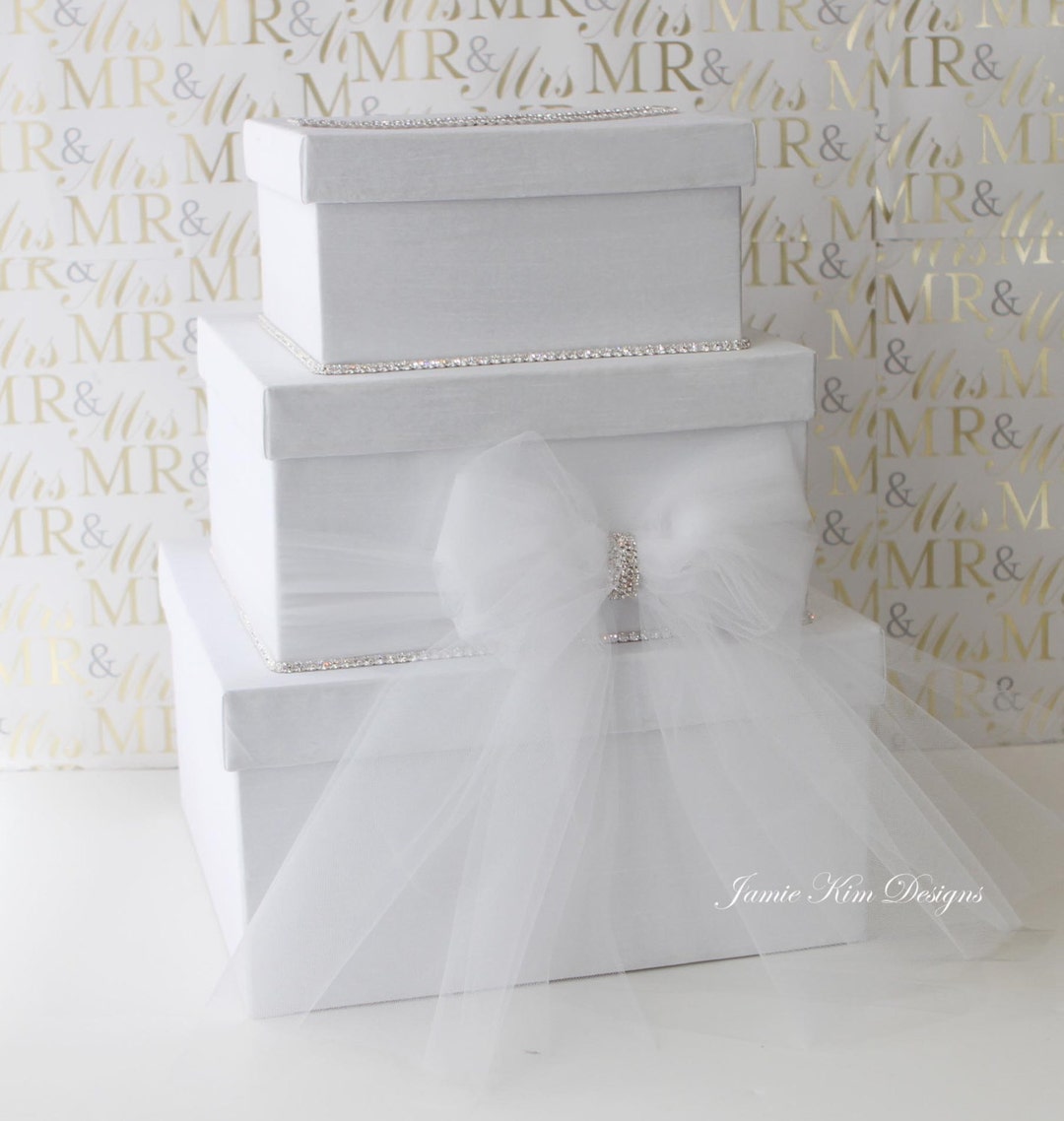 Wedding Card Box | Money Box | Card Box With Slot | Wedding Gift Card ...