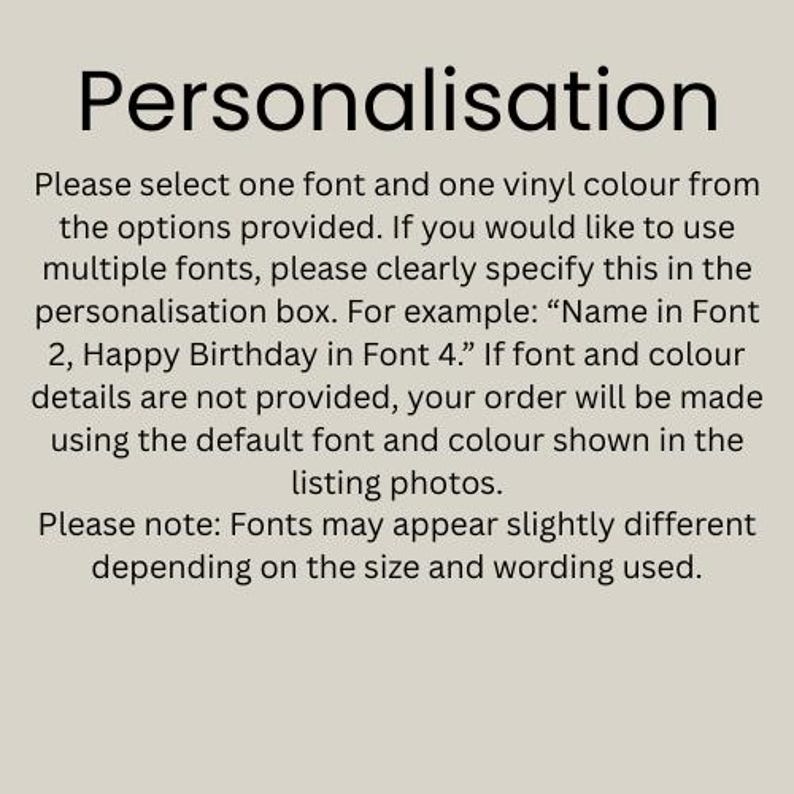 Personalised Vinyls - Etsy
