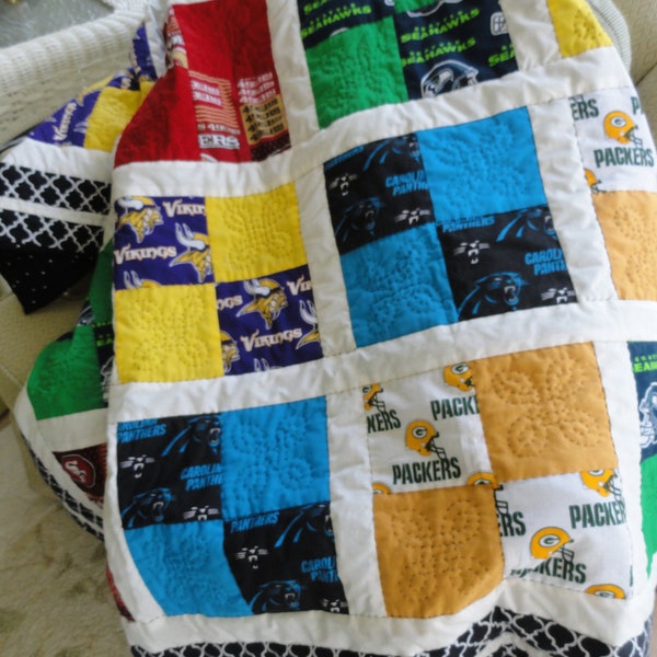 Nfl Football Quilt Pattern - Etsy